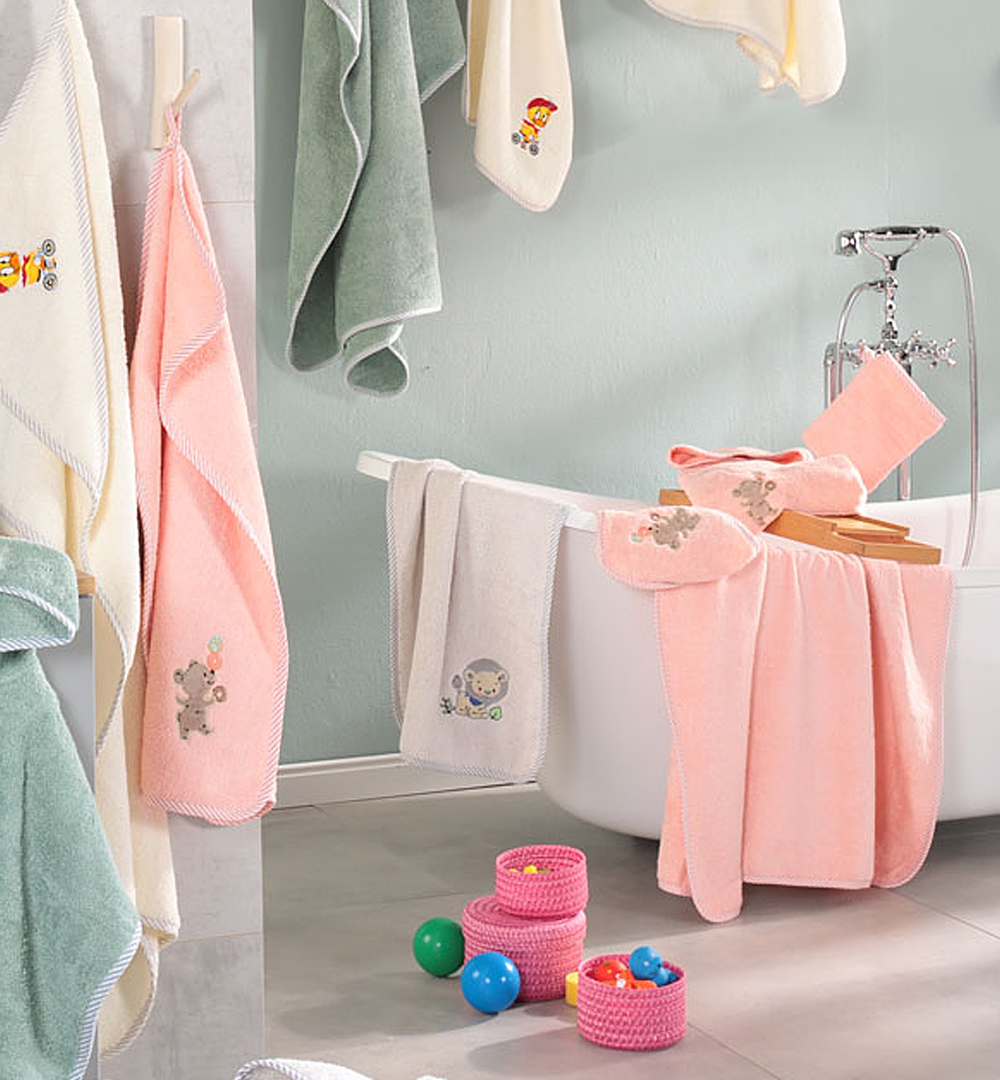 Ross Walk Frottee KINDERPROGRAM soft-pink Donut-Bär | Wohntextilien 4 You