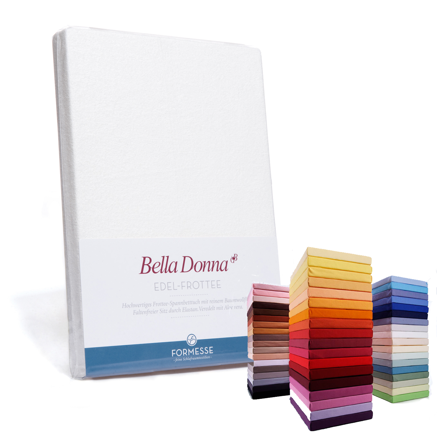 Formesse Bella Donna Spannbettlaken Edel Frottee 90x190 cm - 100x220 cm ...